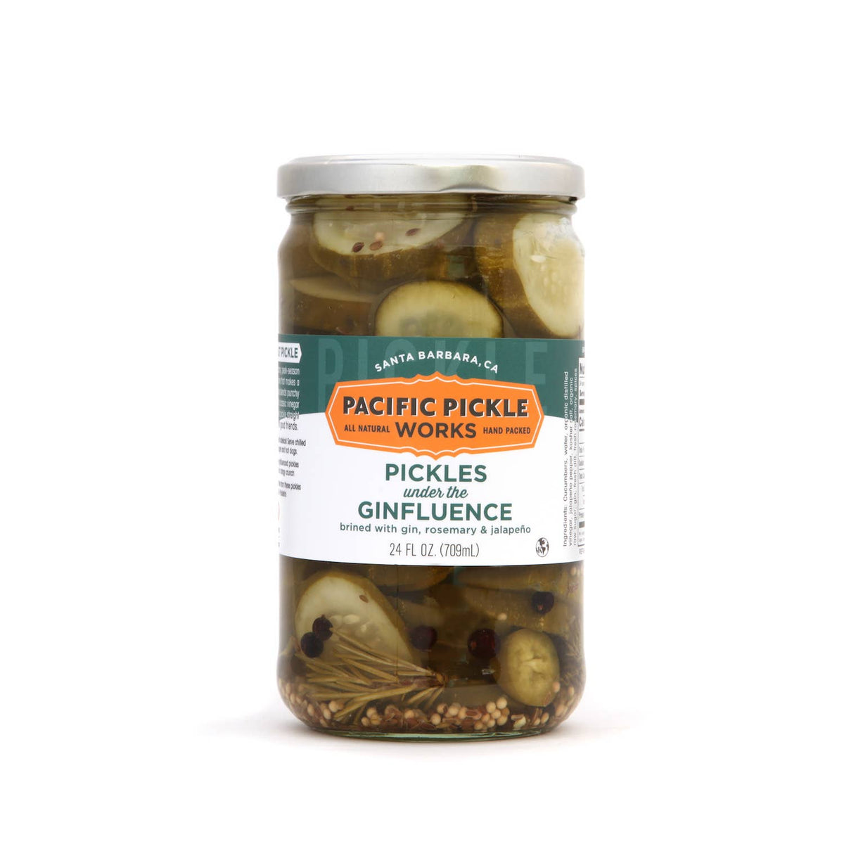 Pacific Pickle Works - Pickles Under The Ginfluence - Pickles brined w ...